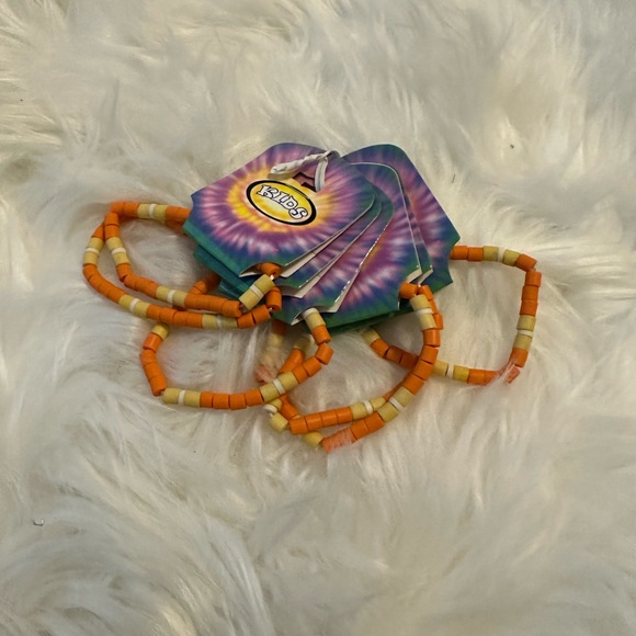 Jewelry | 110 Pura Vida Orange And Yellow Beaded Bracelets | Poshmark